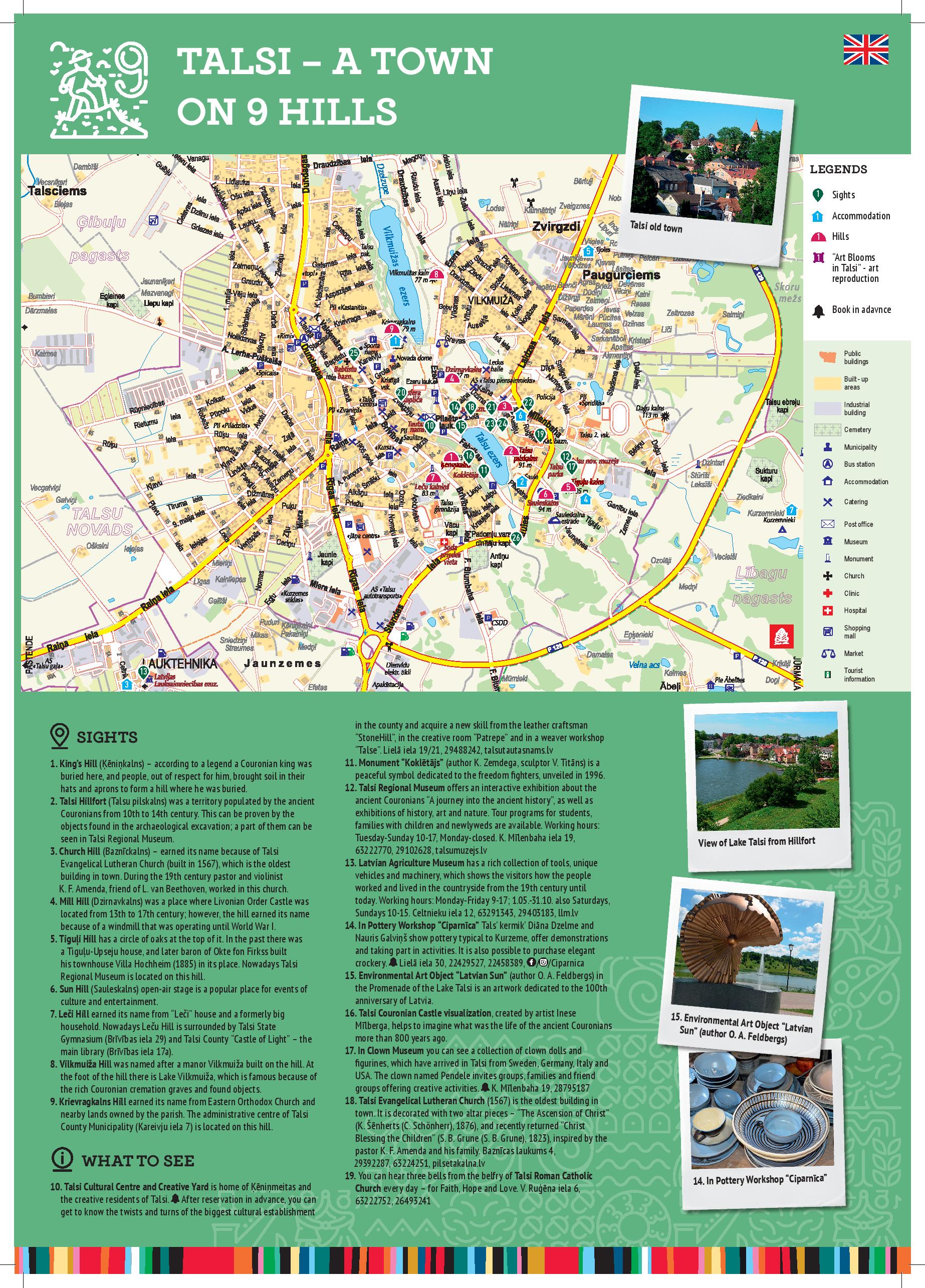 Talsi town map - Visit Talsi